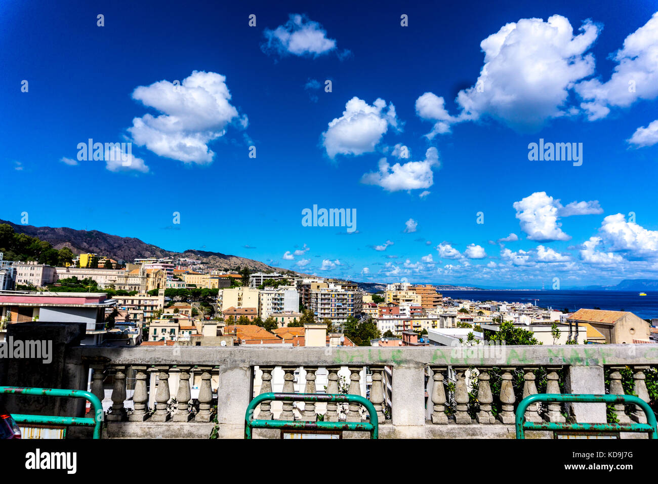 Messina Sicily on a beautiful day Stock Photo - Alamy