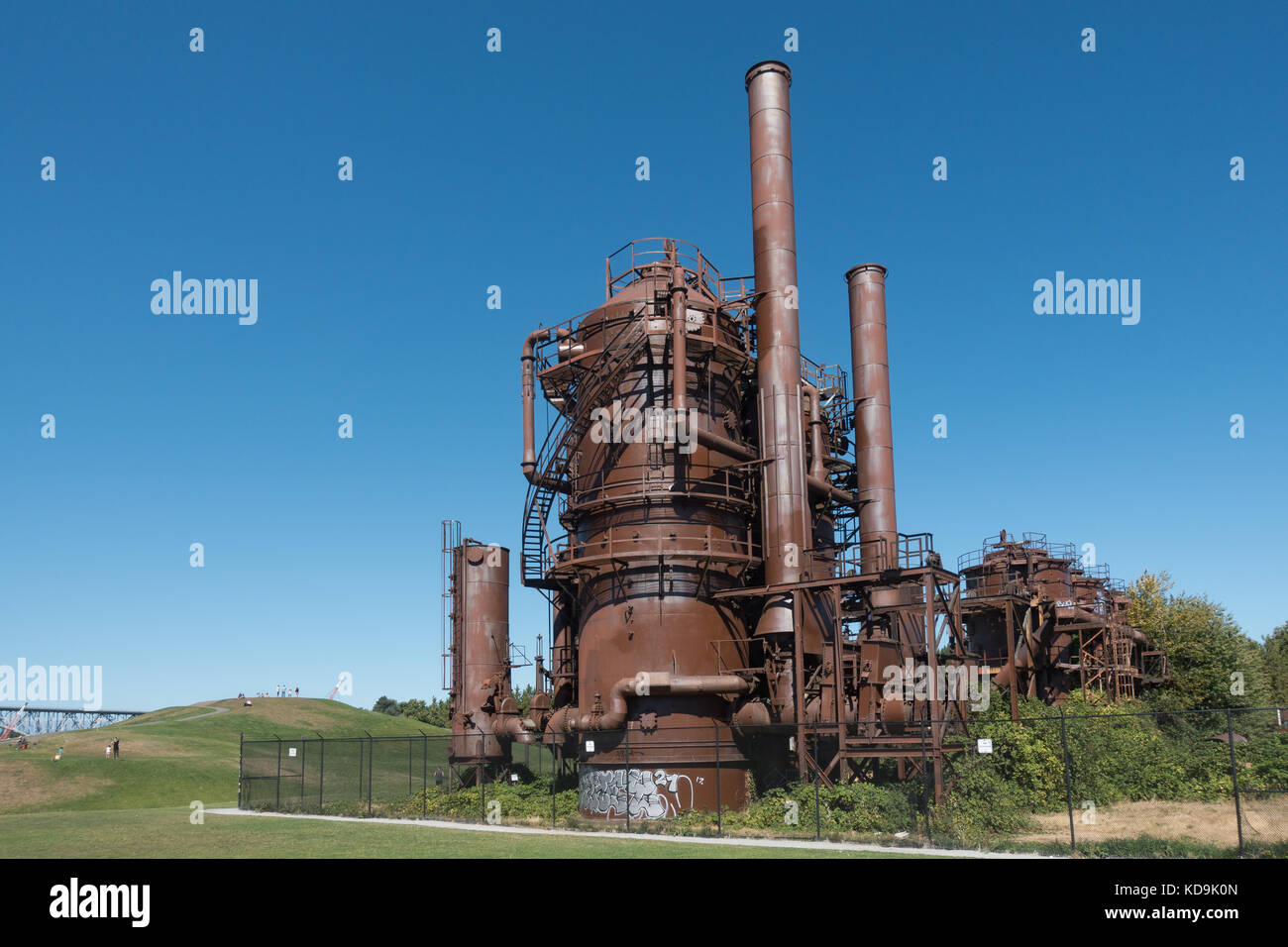 Seattle gas light company gasification plant hi-res stock photography ...