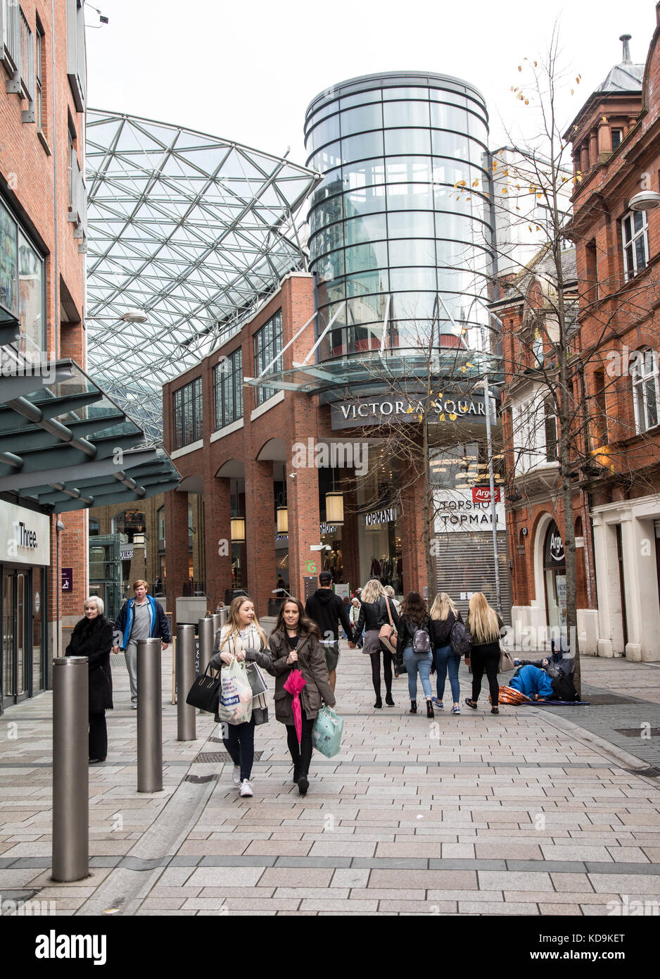 Victoria square belfast shopping centre hi-res stock photography and ...