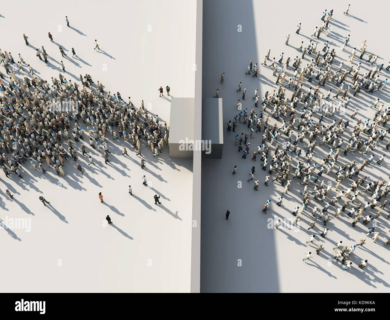 Crowd door queue hi-res stock photography and images - Alamy