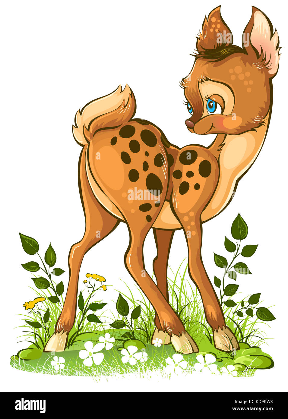 Cartoon deer hi-res stock photography and images - Alamy