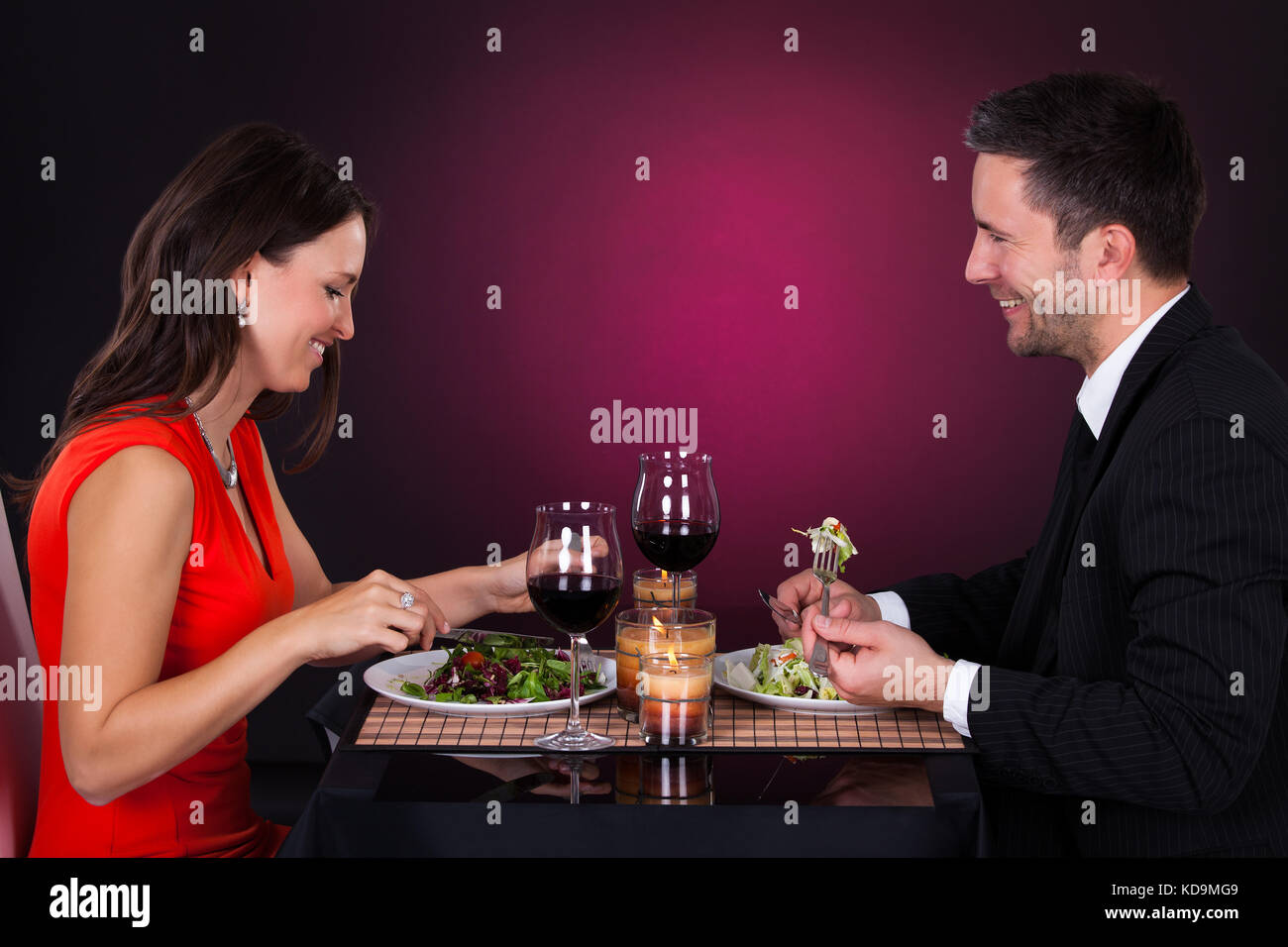 Man eating dinner fork hi-res stock photography and images - Alamy