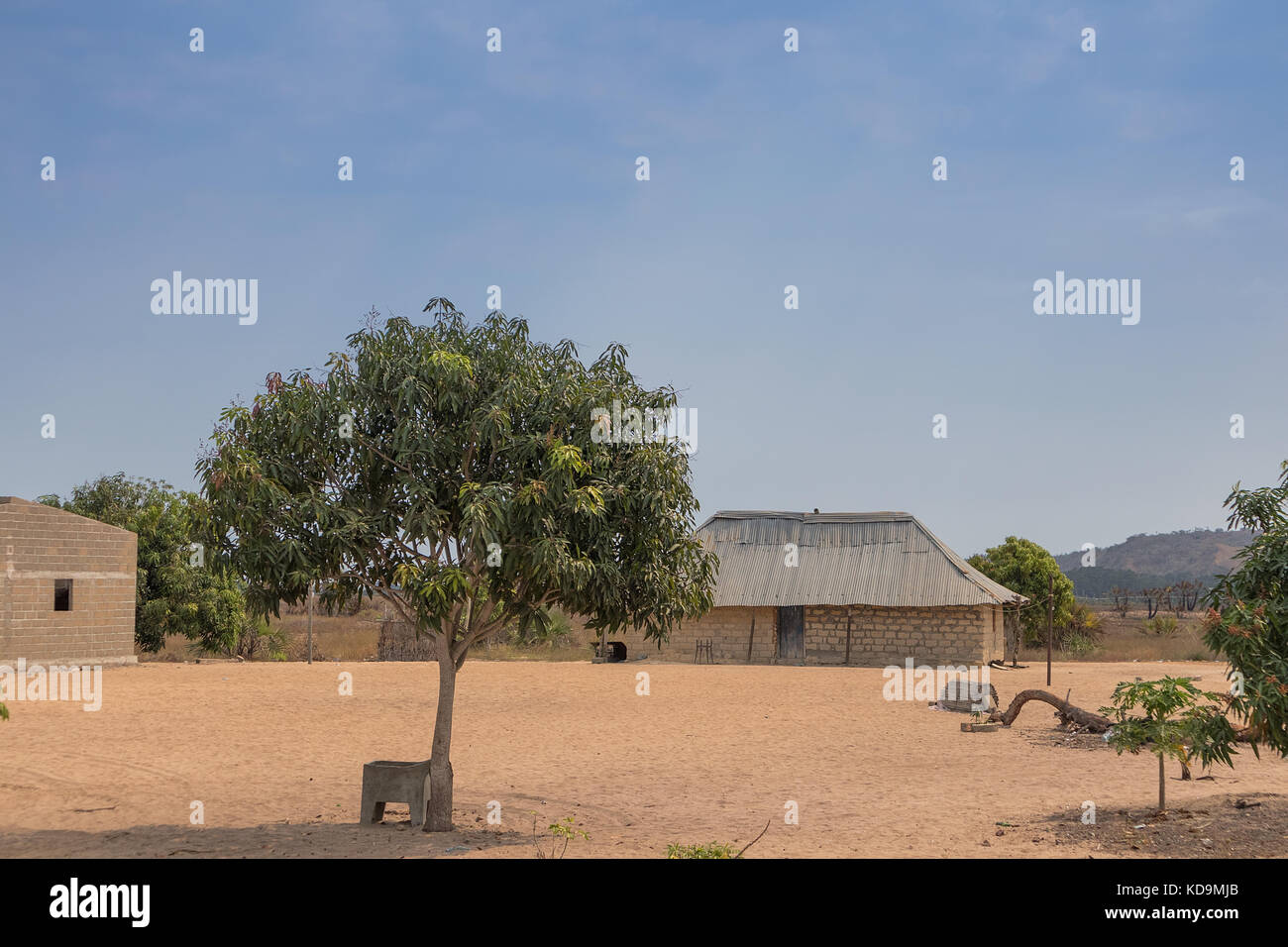 Small African village. Angola Stock Photo - Alamy