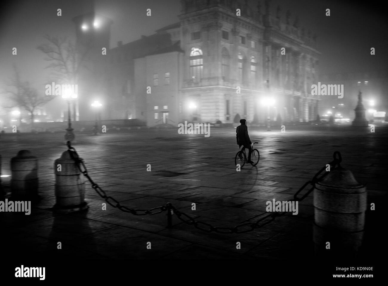 Turin historic center Black and White Stock Photos & Images - Alamy