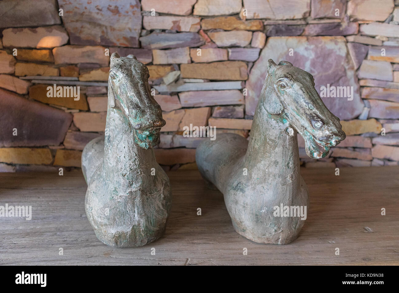 Miniature of stone horses Stock Photo - Alamy