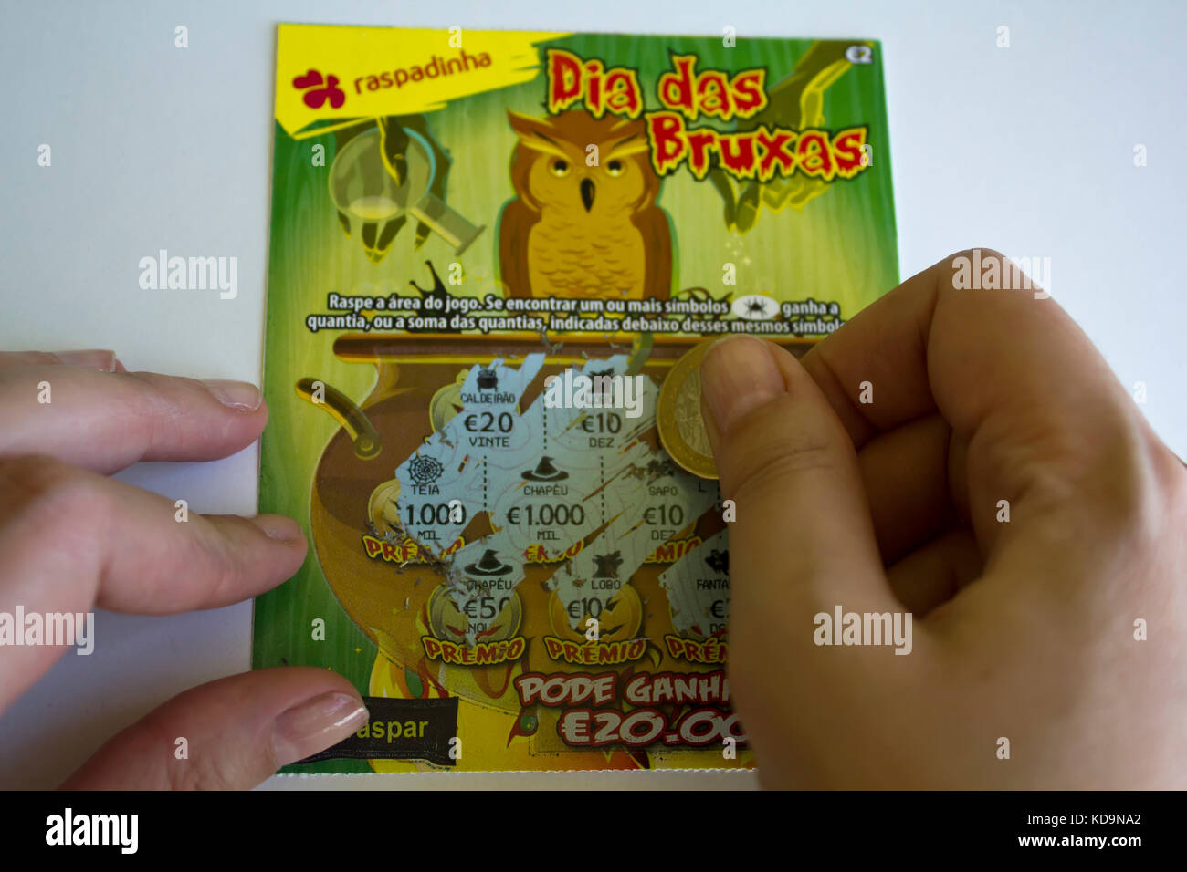 National lottery scratchcard hi-res stock photography and images - Alamy