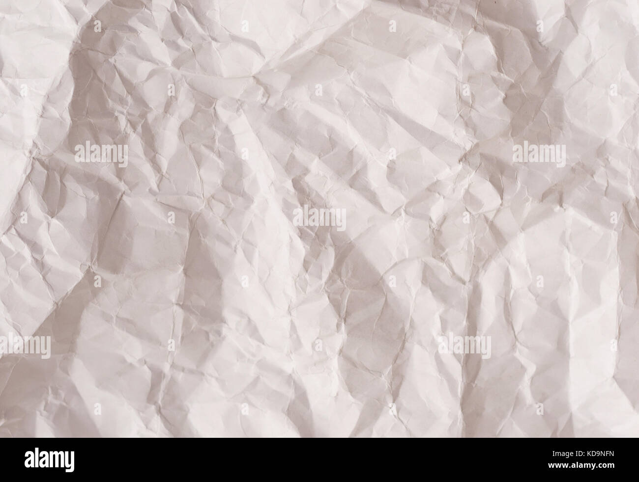 Crumpled sheet of white paper. The main Background Stock Photo - Alamy
