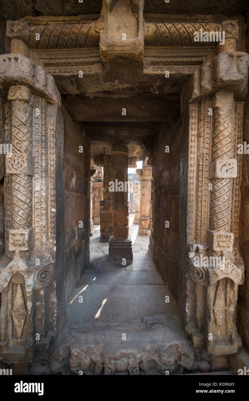 Qutub minar inside hi-res stock photography and images - Alamy