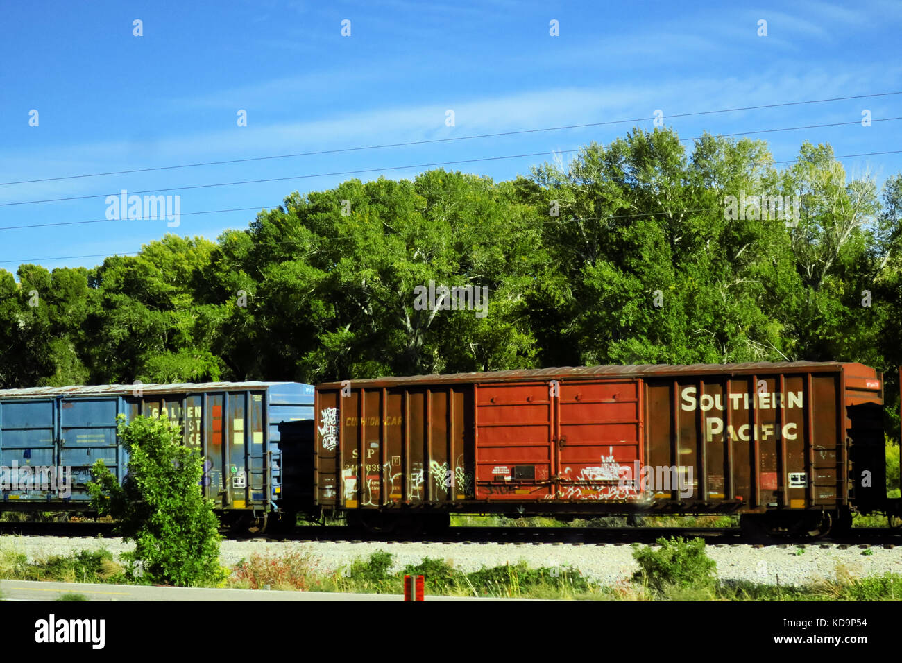 Graffiti on railroad car hi-res stock photography and images - Alamy