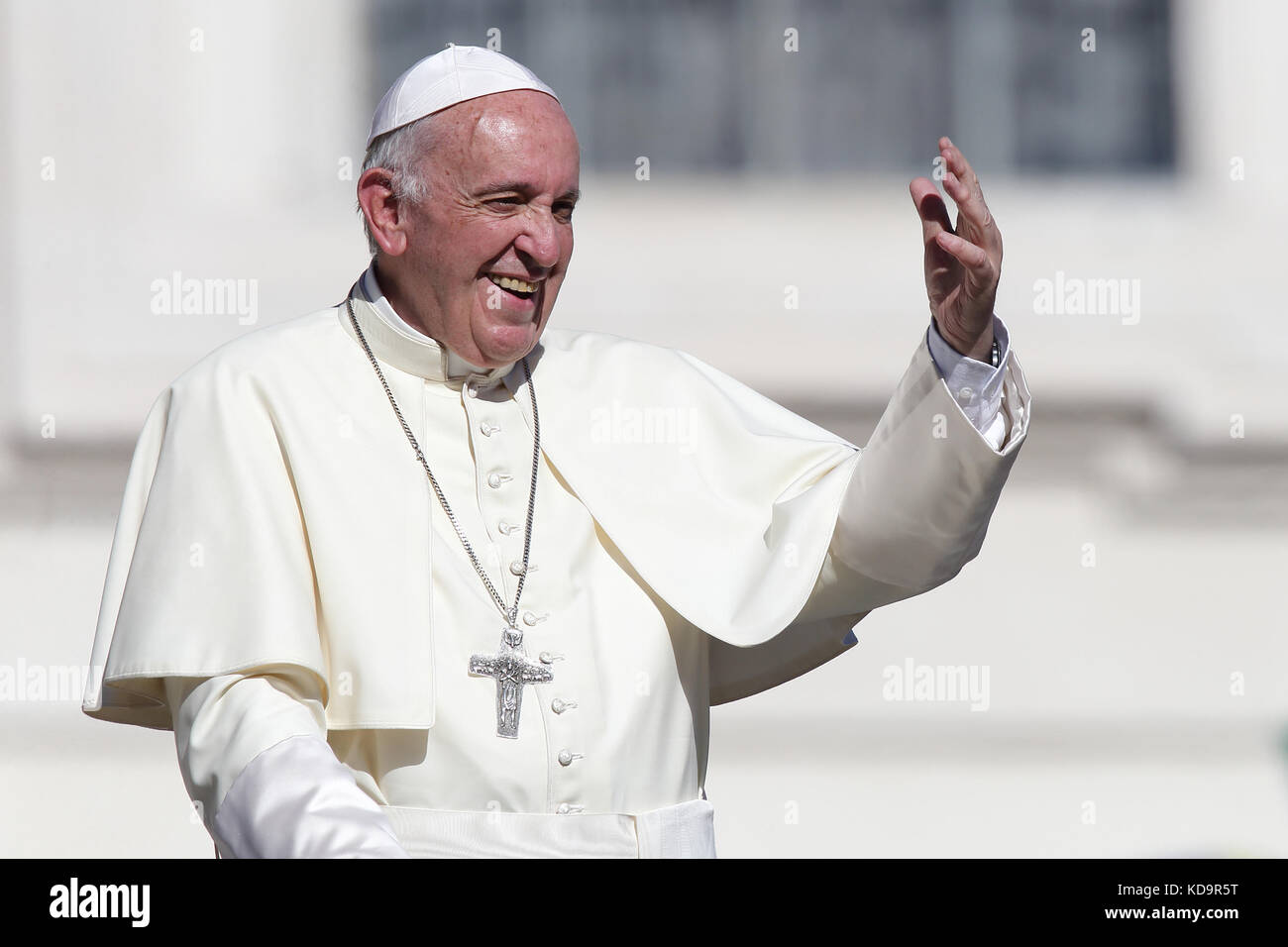 October 11, 2017 - Vatican City State (Holy See) - POPE FRANCIS during ...