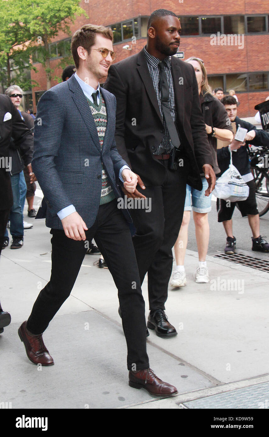 New York, NY, USA. 11th Oct, 2017. Anderw Garfield seen at AOL's Build ...