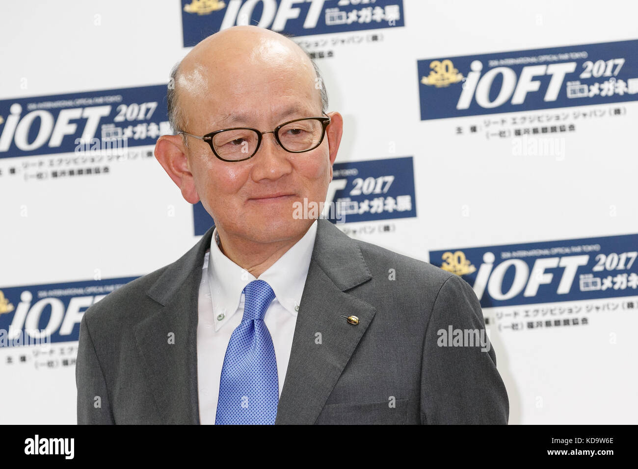 Tokyo, Japan. 11th Oct, 2017. Masahiro Okafuji president and chief executive officer of Itochu ...