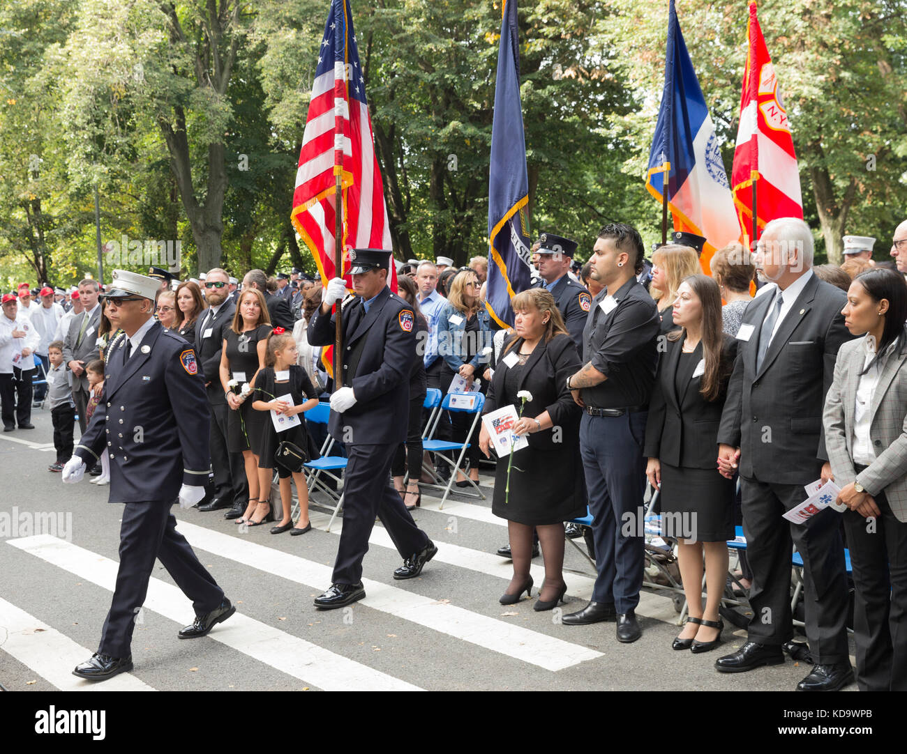 New York, NY - October 11, 2017: Atmosphere during FDNY Annual Memorial ...