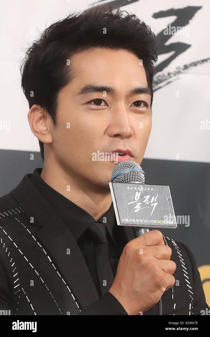 12th Oct, 2017. S. Korean actor Song Seung-hun South Korean actor Song ...