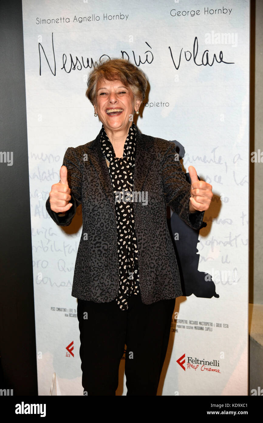 Milan, Italy. 12th Oct, 2017. Milan, preview movie "No one can fly ...