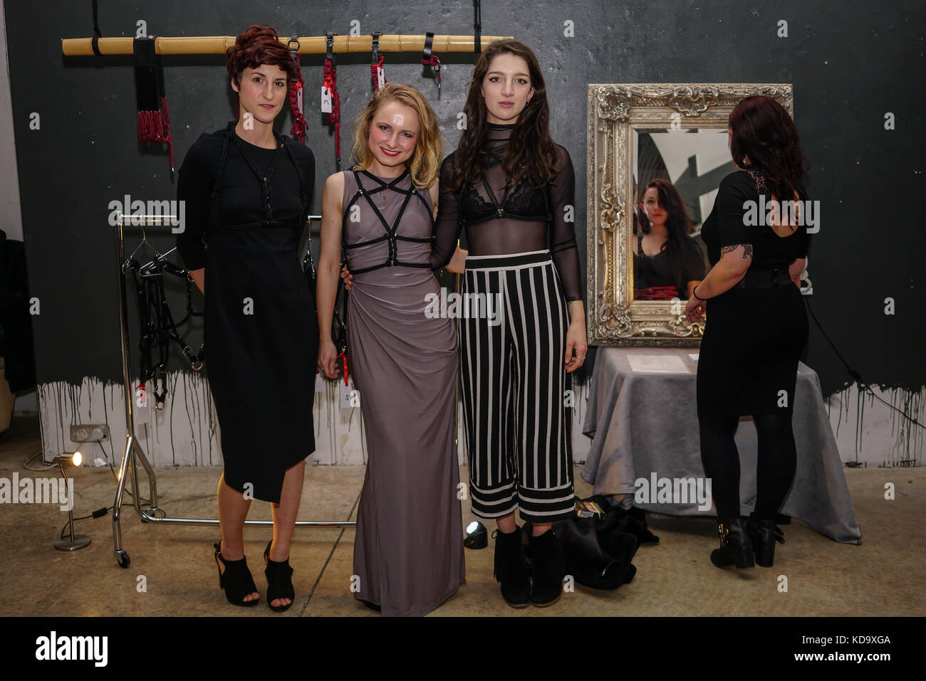 London, UK. 10th Oct, 2017. Designer Anna Kostinaand performers Anna ...