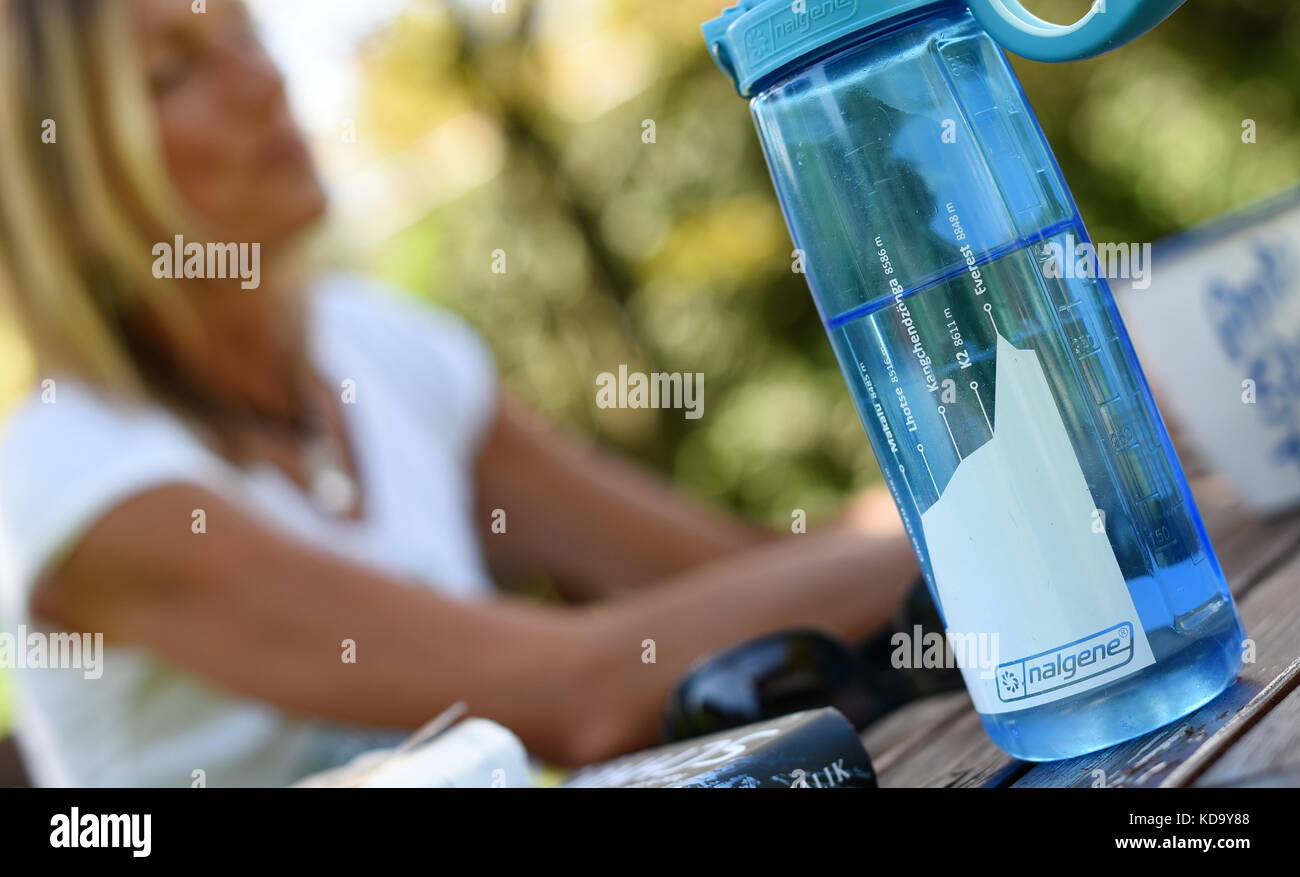 The German mountaineer Billi Bierling can be seen during a visit in her ...
