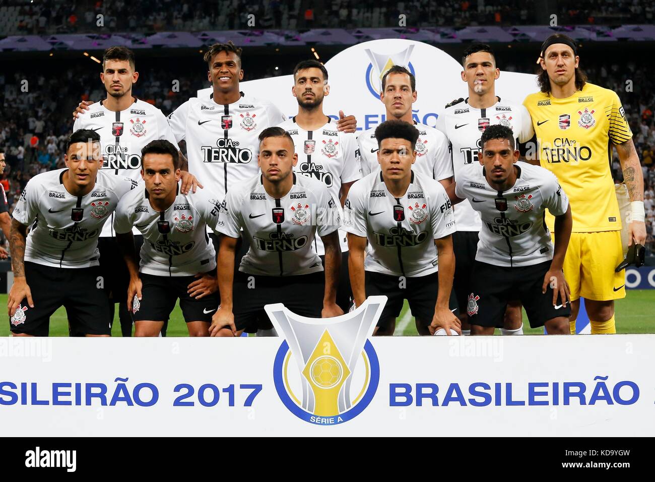 SÃO PAULO, SP - 11.10.2017: CORINTHIANS X CORITIBA - Corinthians team ...