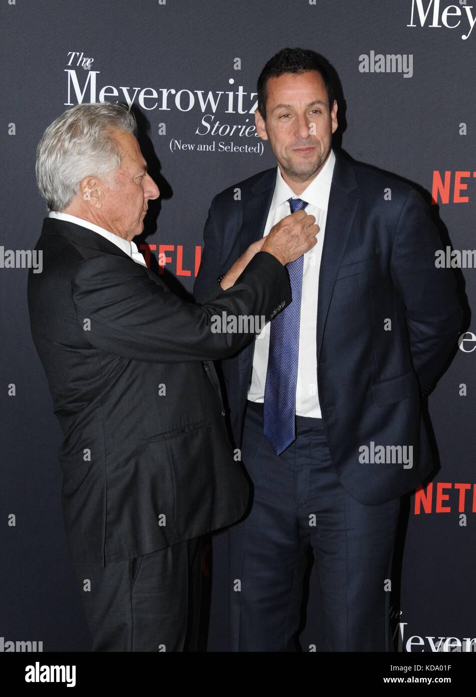 Los Angeles, CA, USA. 11th Oct, 2017. Dustin Hoffman, Adam Sandler at ...
