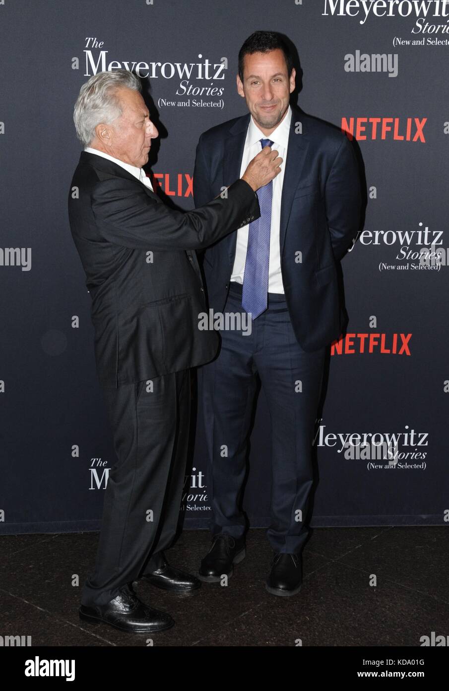 Los Angeles, CA, USA. 11th Oct, 2017. Dustin Hoffman, Adam Sandler at ...