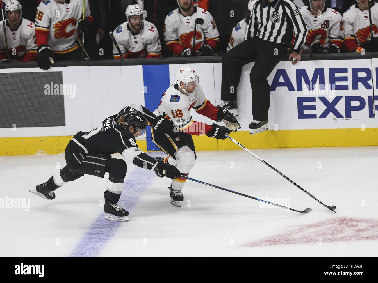 Los Angeles, California, USA. 11th Oct, 2017. Calgary Flames beat Los ...