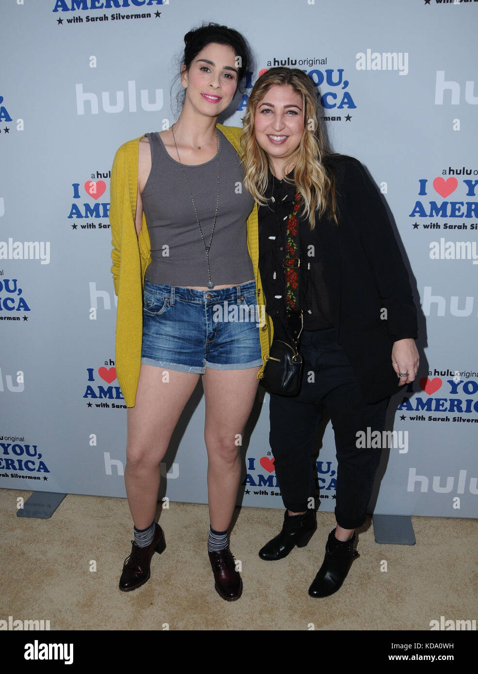 Hollywood, CA, USA. 11th Oct, 2017. Sarah Silverman, Amy Zvi. Premiere ...