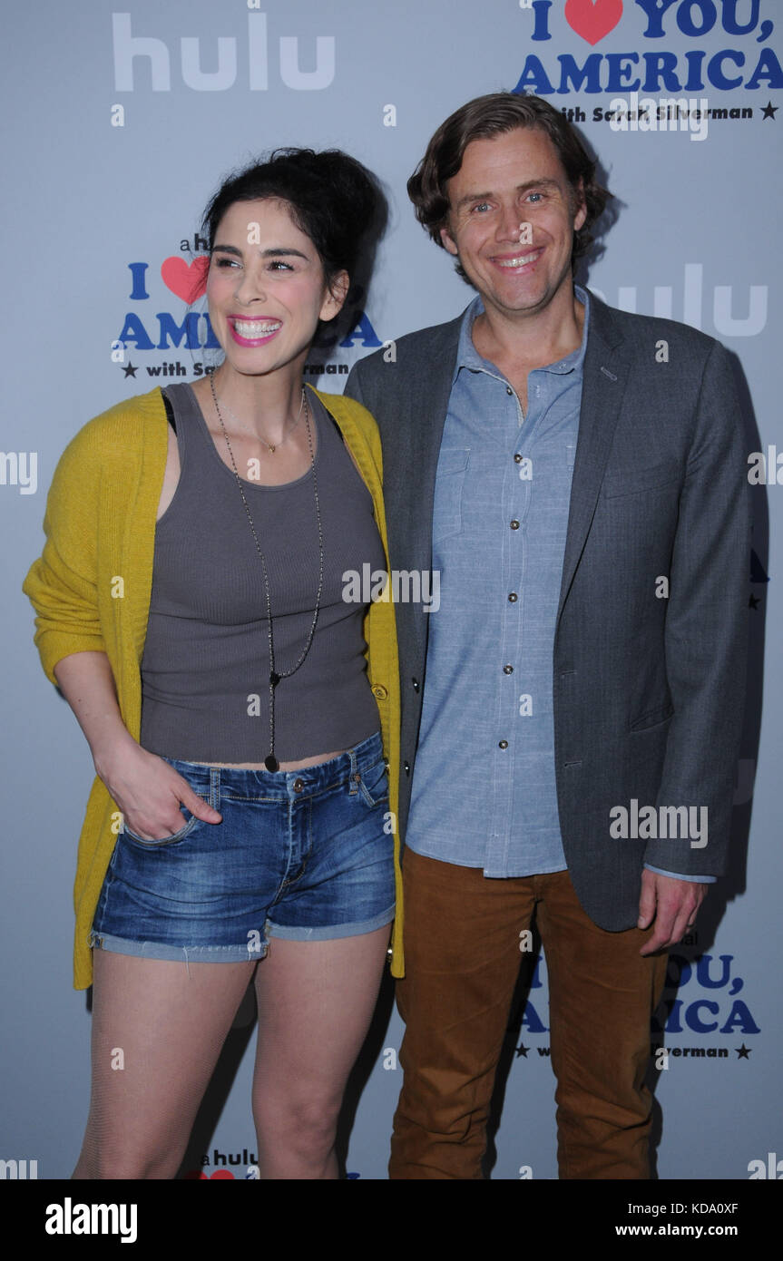 Hollywood, CA, USA. 11th Oct, 2017. Sarah Silverman, Gavin Purcell ...