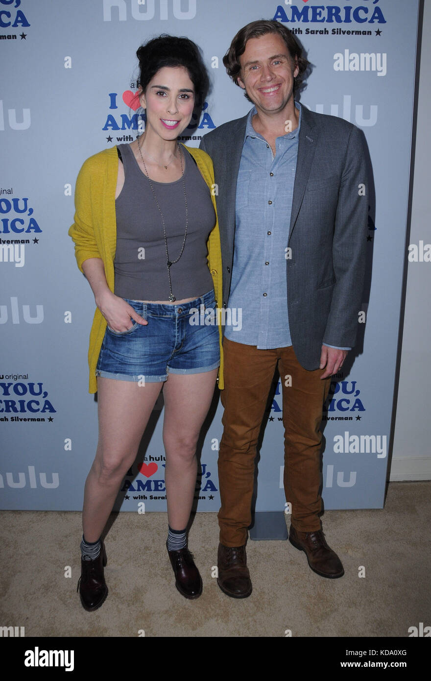 Hollywood, CA, USA. 11th Oct, 2017. Sarah Silverman, Gavin Purcell ...