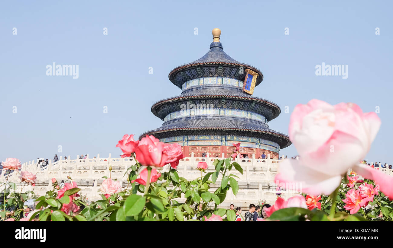 Beijing, China. 12th Oct, 2017. The Temple of Heaven is an imperial ...