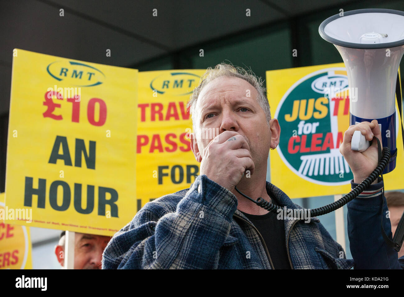 London, UK. 12th October, 2017. Andy Littlechild, NEC member of the ...