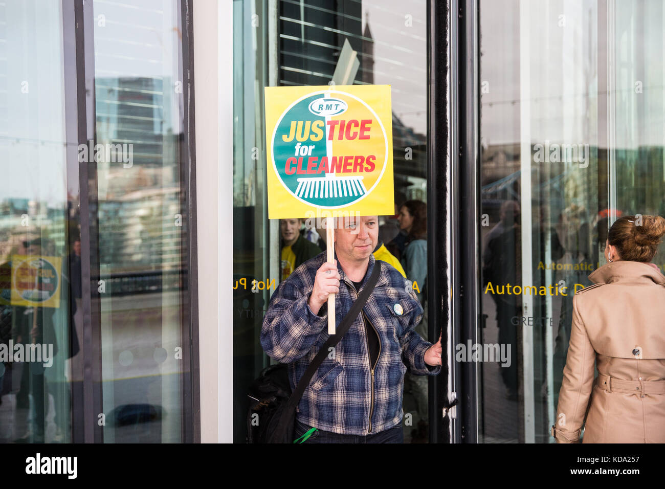 Justice for tube cleaners london hi-res stock photography and images ...