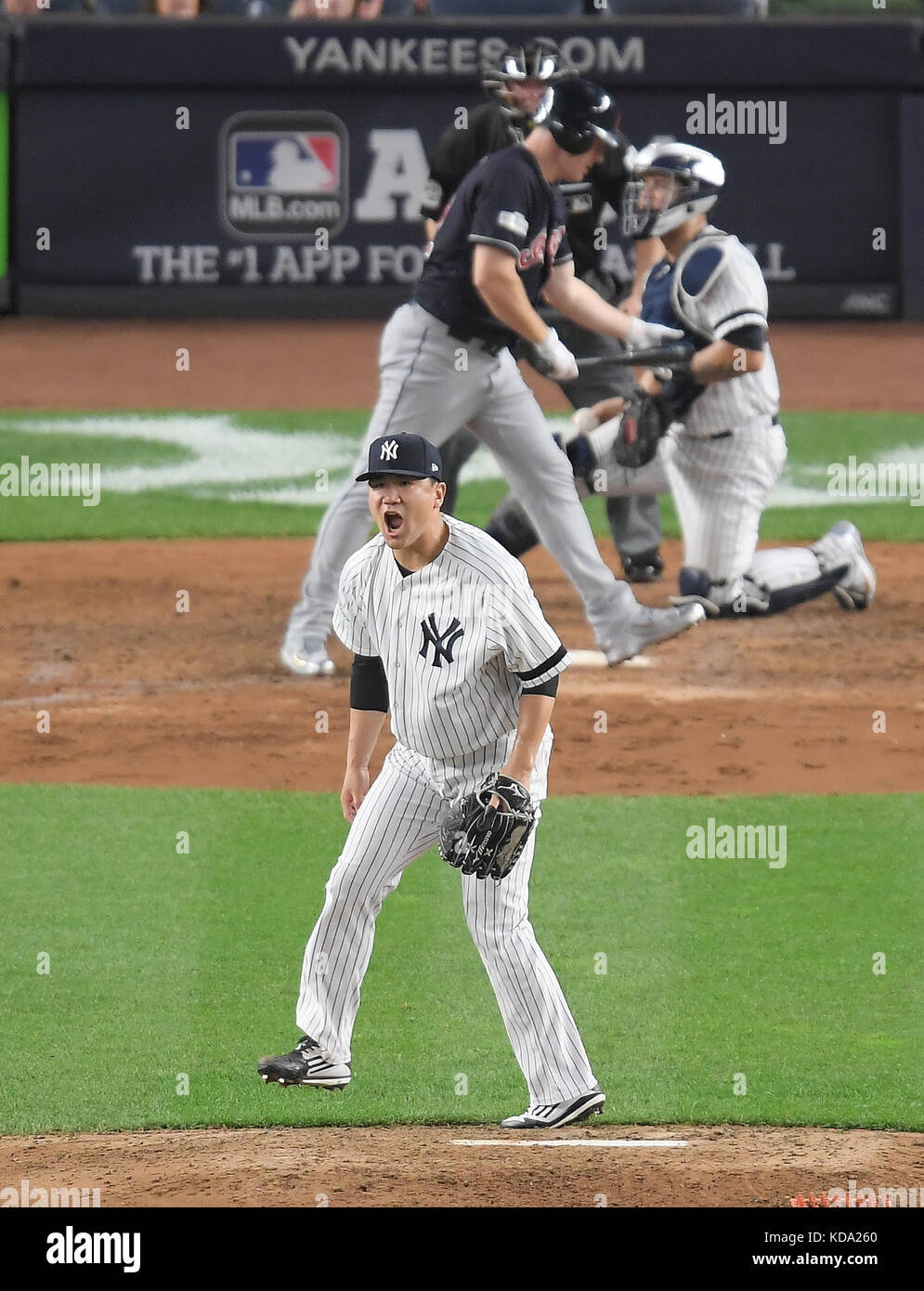 Masahiro Tanaka (Yankees), OCTOBER 8, 2017 - MLB : New York Yankees starting pitcher Masahiro ...