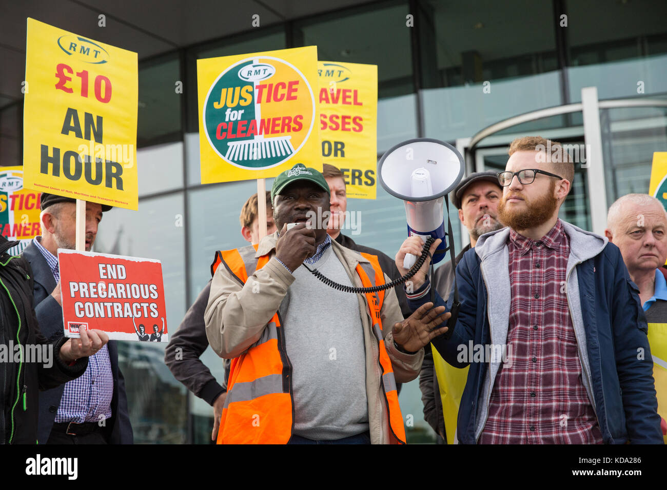 London, UK. 12th October, 2017. Joseph of the Rail, Maritime and ...