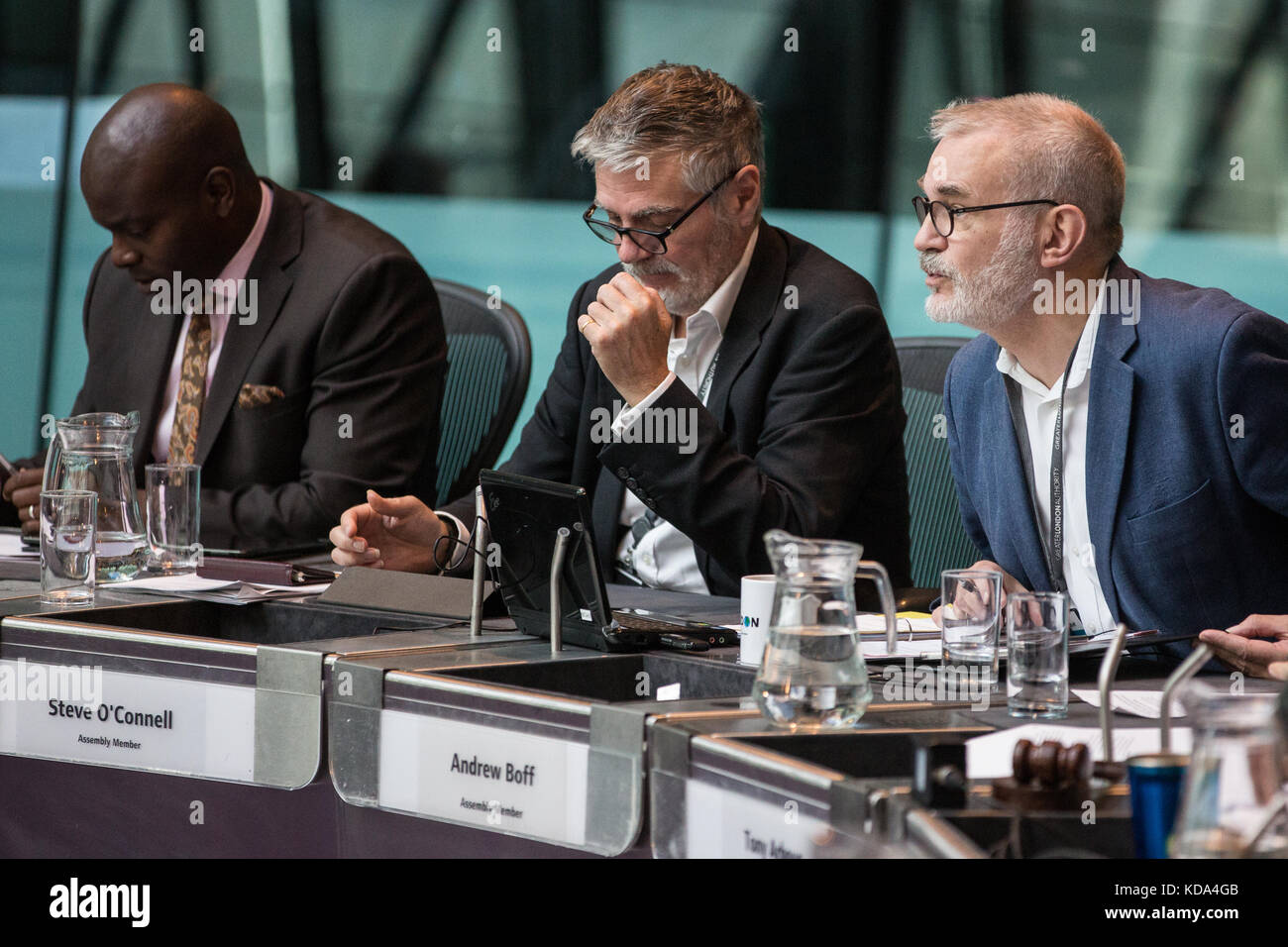 London, UK. 12th Oct, 2017. Andrew Boff, Conservative London Assembly ...