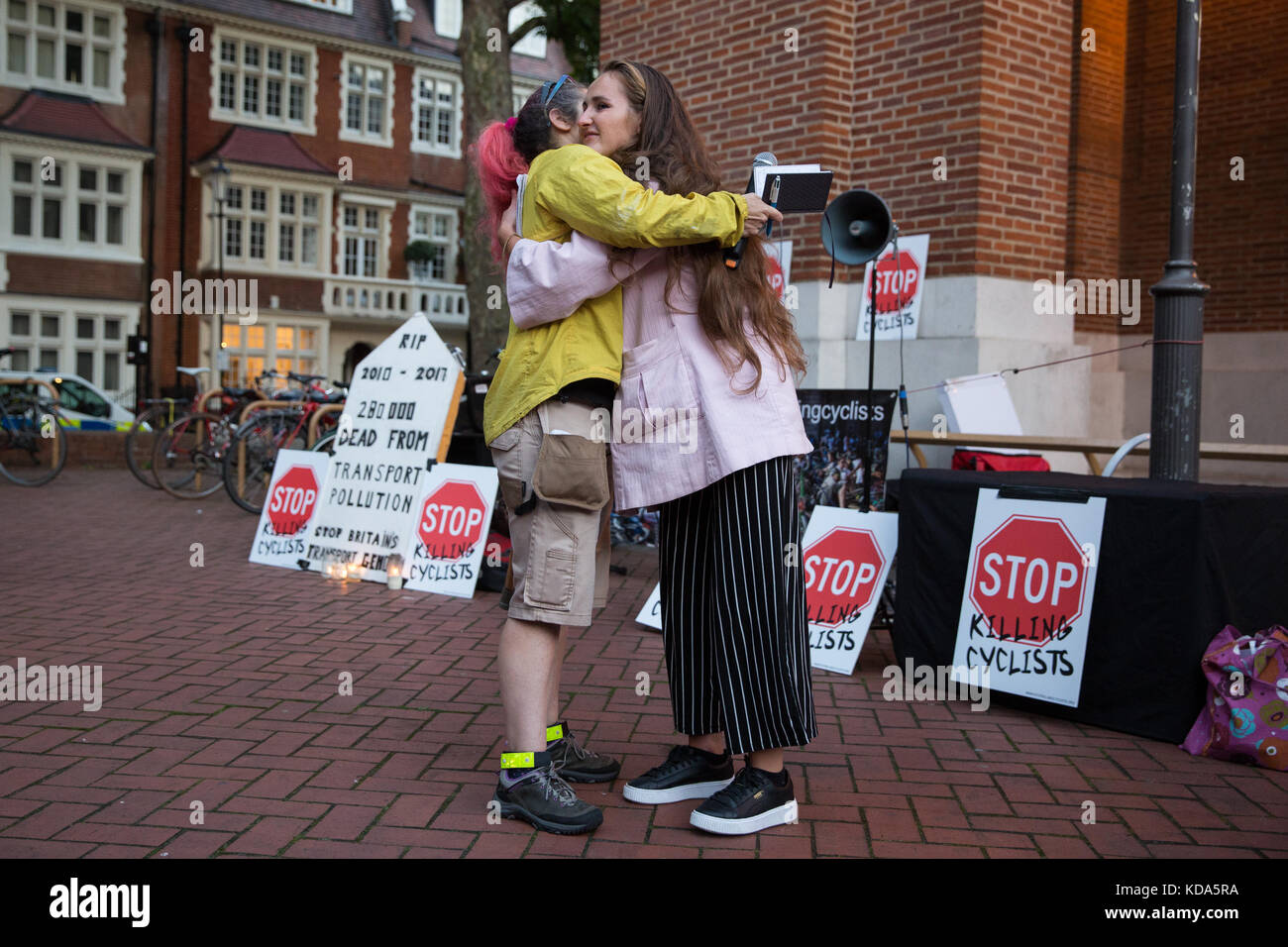 London, UK. 12th Oct, 2017. Nicola Field, co-founder of Stop Killing ...