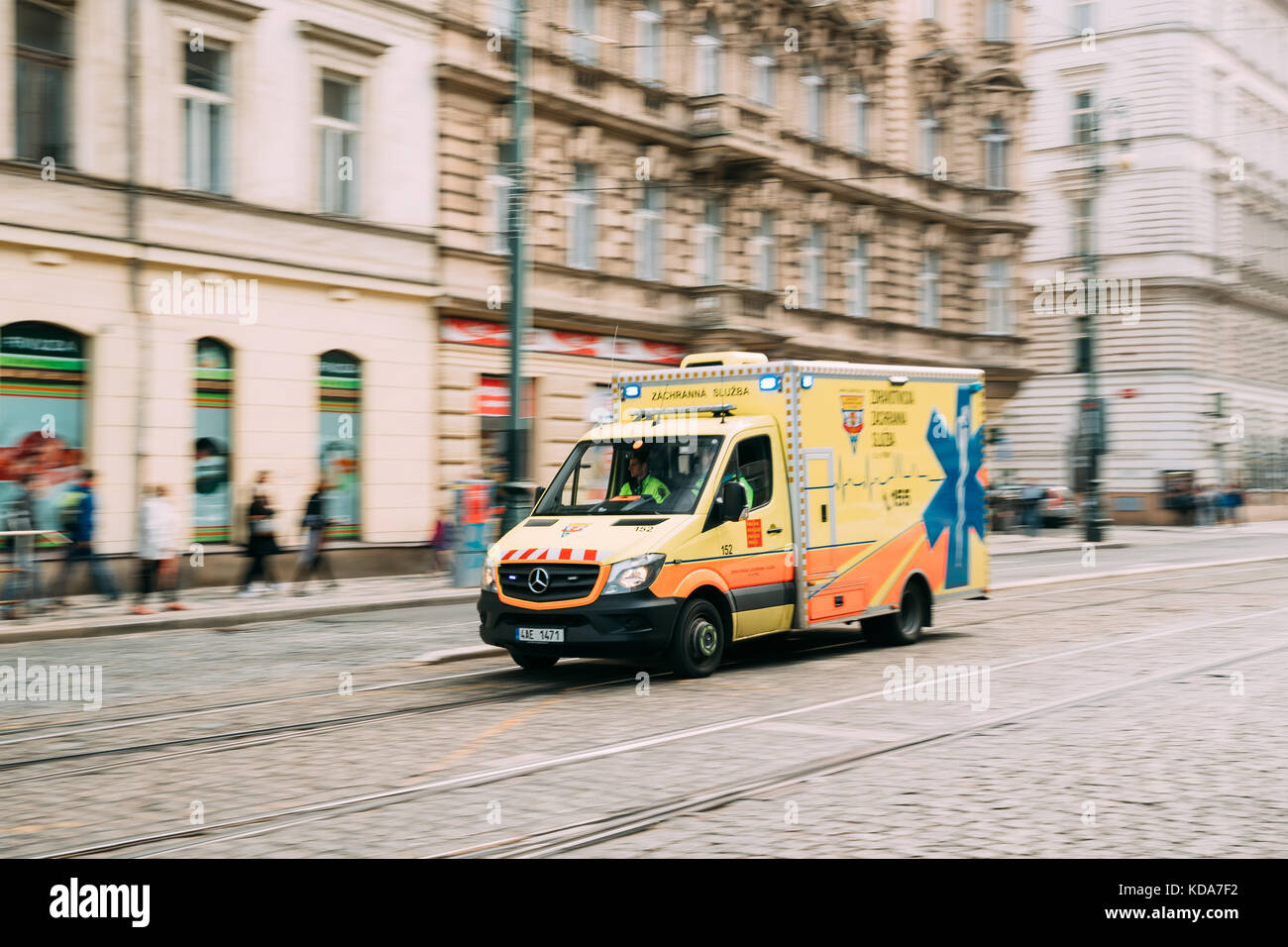Czech ambulance hi-res stock photography and images - Alamy