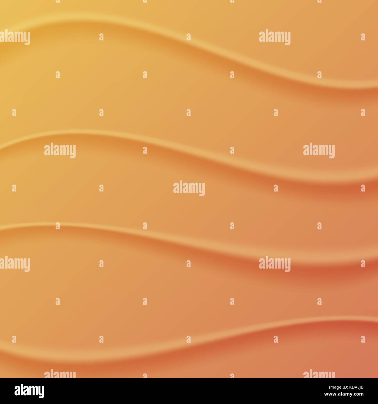 Yellow abstract background, texture wave of sand, vector illustration ...