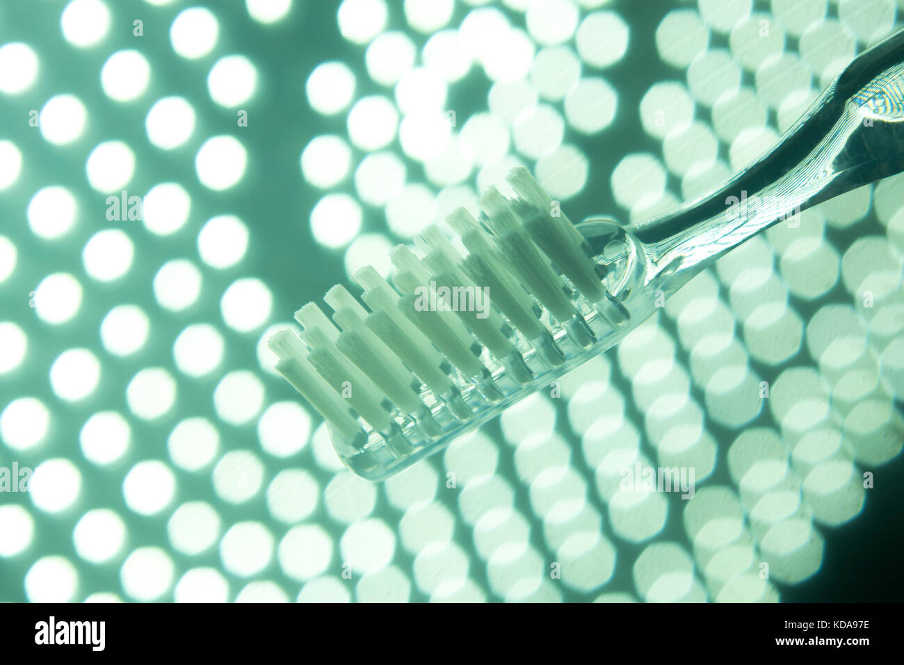 Dental teeth cleaning toothbrush isolated on lights background Stock ...