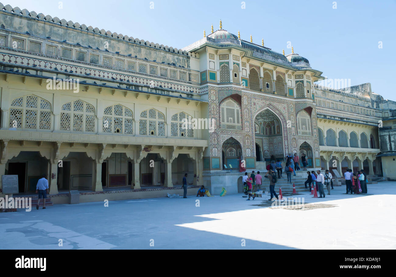 Jaipur, India, December 2,2014:Tourist Having A Full View Of A Most ...