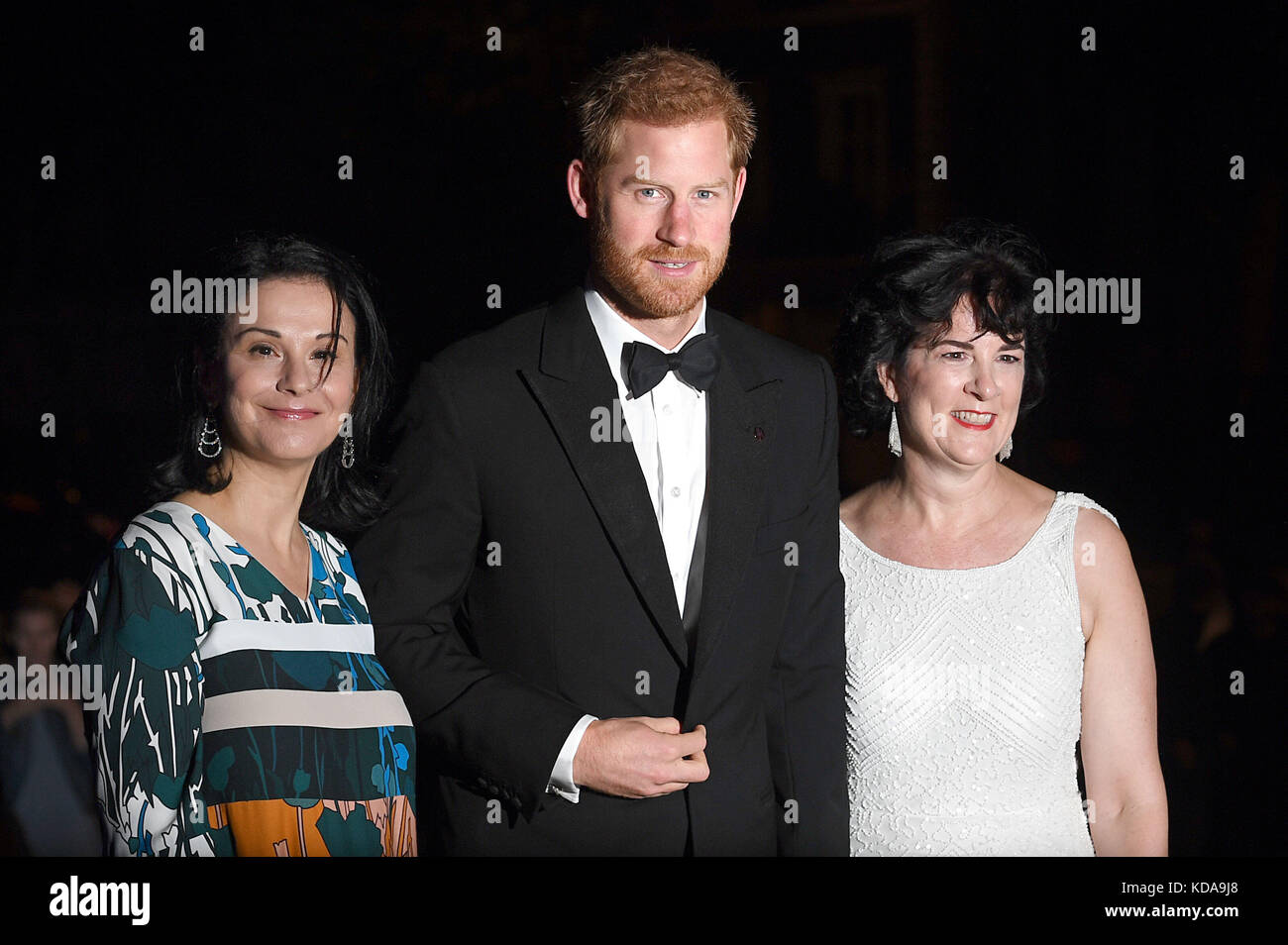 Prince Harry with Amanda Pullinger, Chief Executive Officer of 100 ...