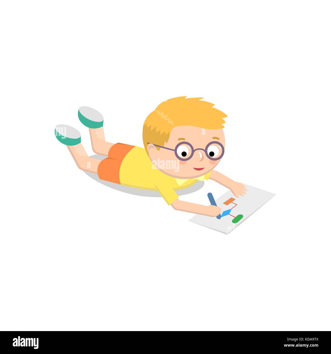IT children generation vector image. Clever and intelligent children ...
