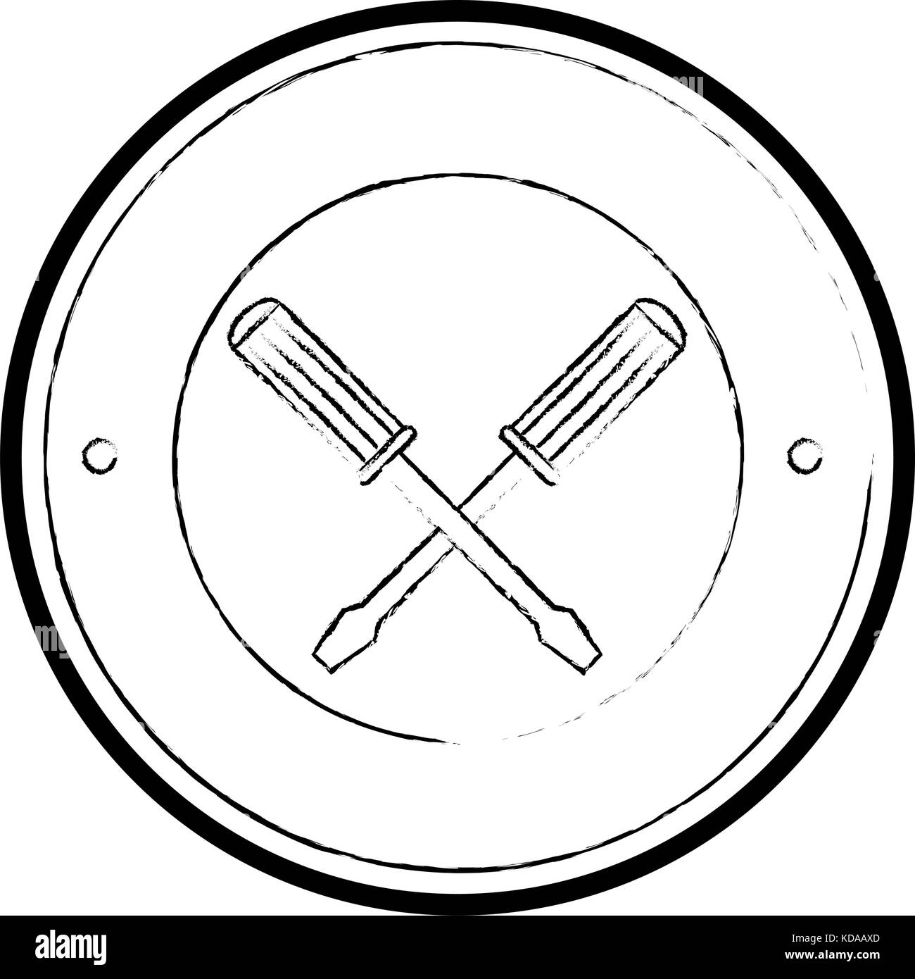 Crossed screwdrivers hi-res stock photography and images - Alamy