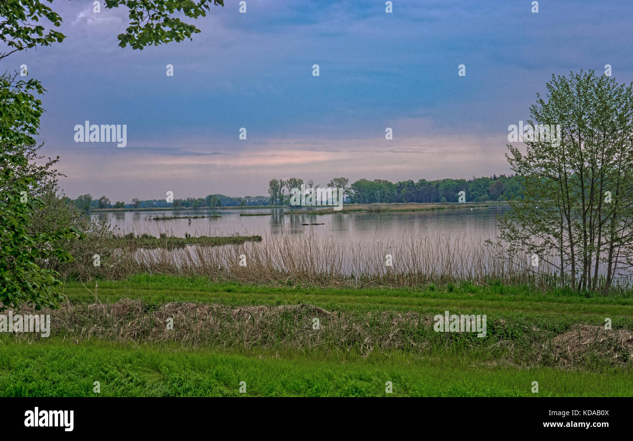 River Landscape at the Oder Stock Photo - Alamy