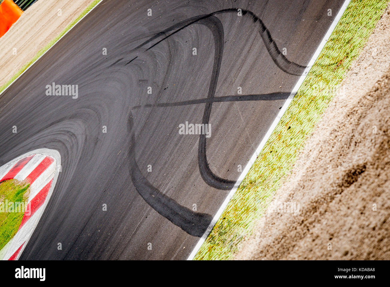 Crash barrier racing circuit hi-res stock photography and images - Alamy
