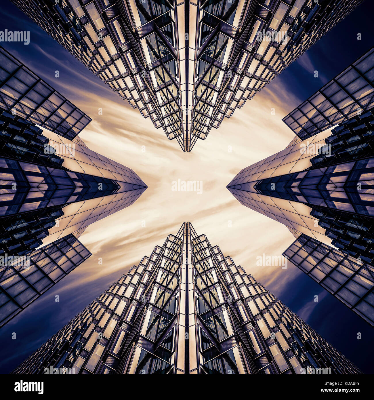 Modern Futuristic building composited image, based around a building in ...