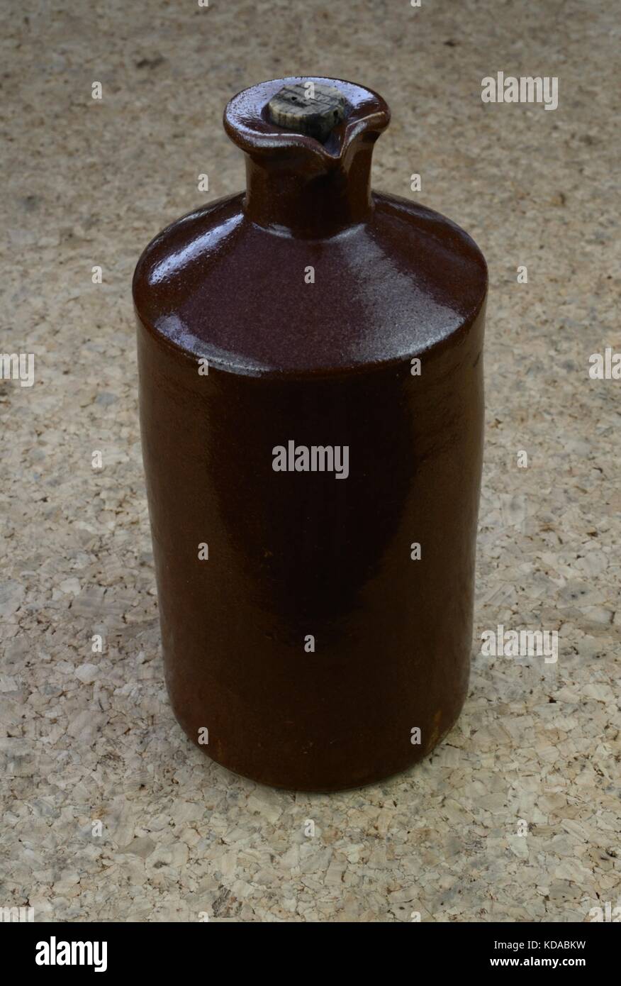 Large Antique Stoneware Ink Bottle Stock Photo - Alamy