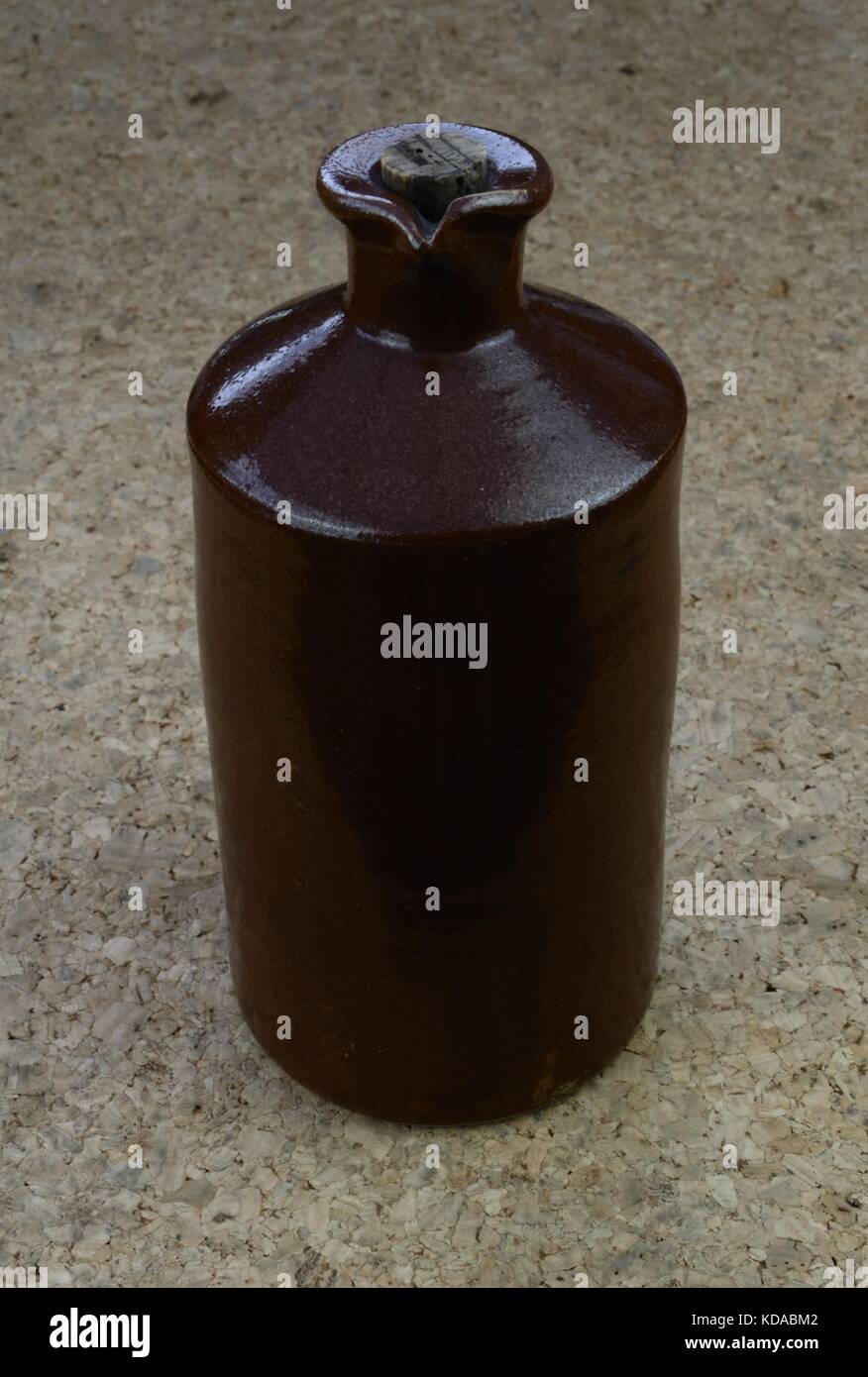 Large Antique Stoneware Ink Bottle Stock Photo - Alamy