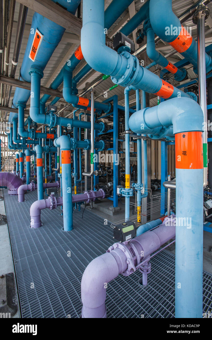 Microfiltration process removes bacteria, fine particles and sediments ...