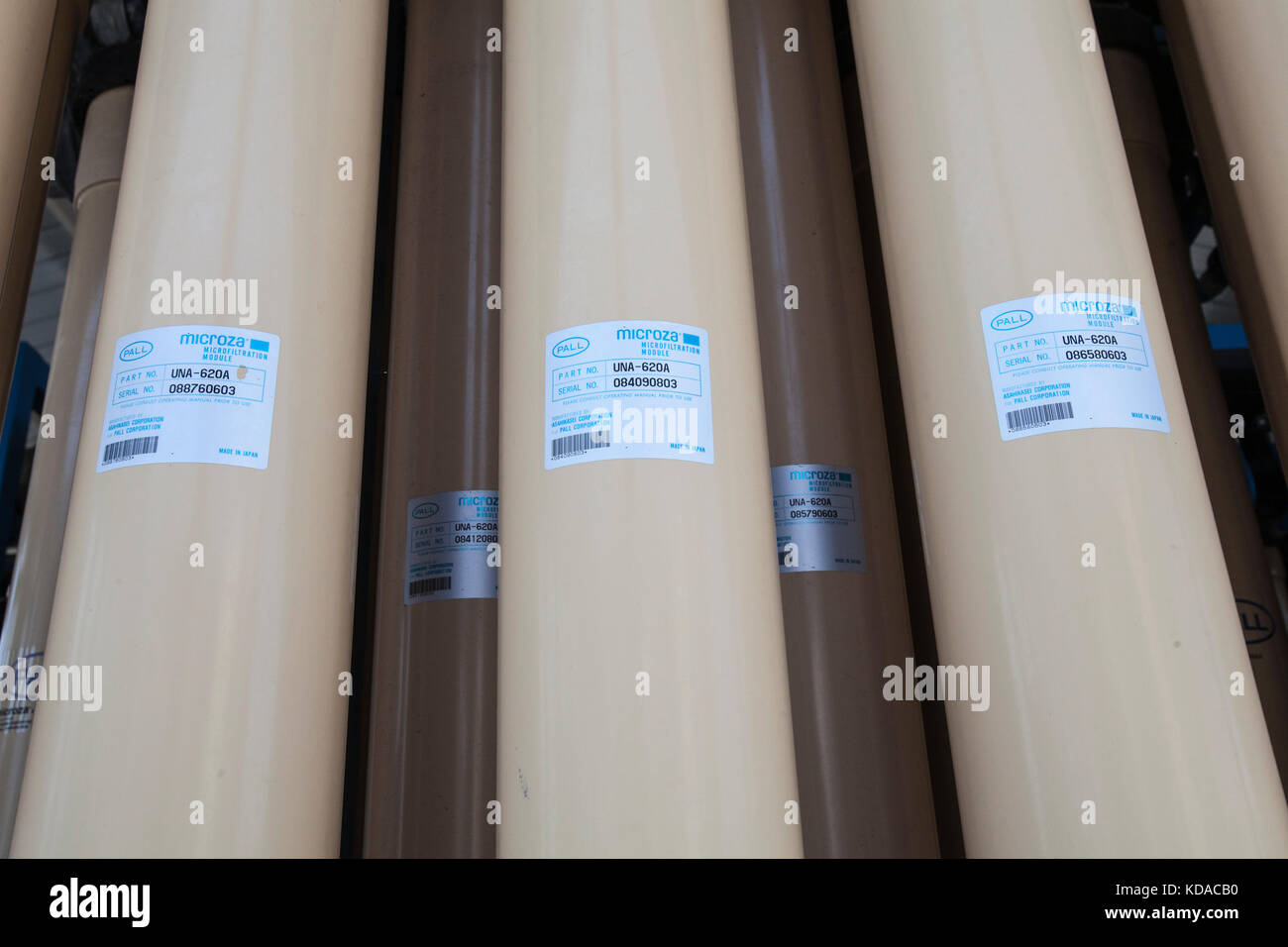 Microfiltration process removes bacteria, fine particles and sediments ...