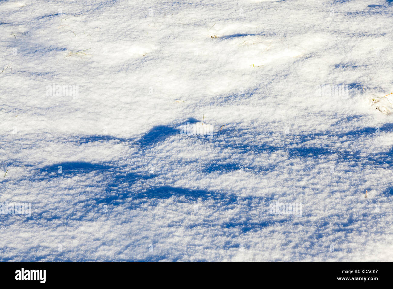 bumps in the snow, winter Stock Photo - Alamy